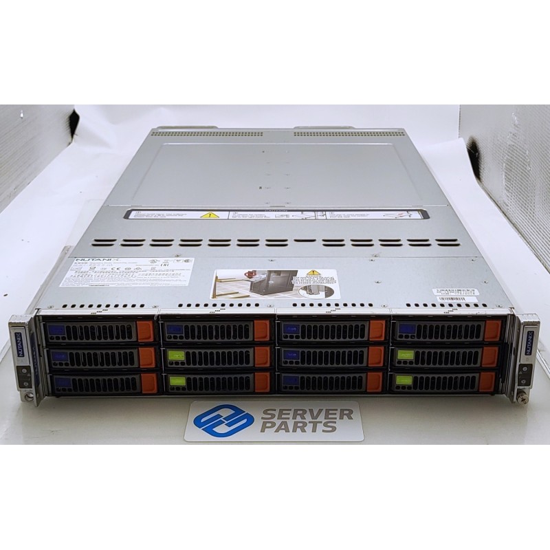 Supermicro SC827B 2U Dual Node 2xGold 5120 128GB 2x240GB 12x3.5 ...
